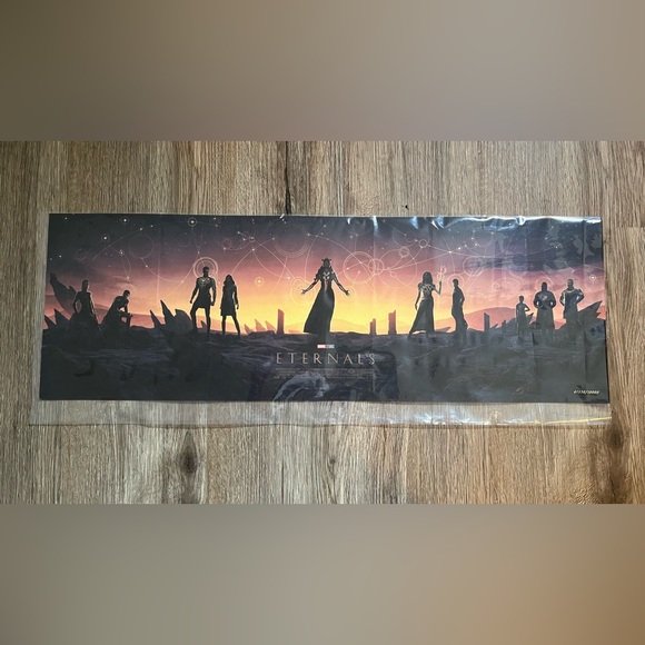 Marvel | Art | Marvel The Eternals Limited Run Fan Event Poster 24 X 8 ...